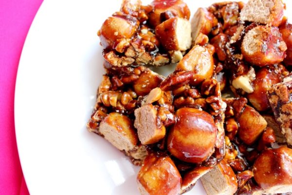 Taiglach- Honey Cookie Bars - What Jew Wanna Eat