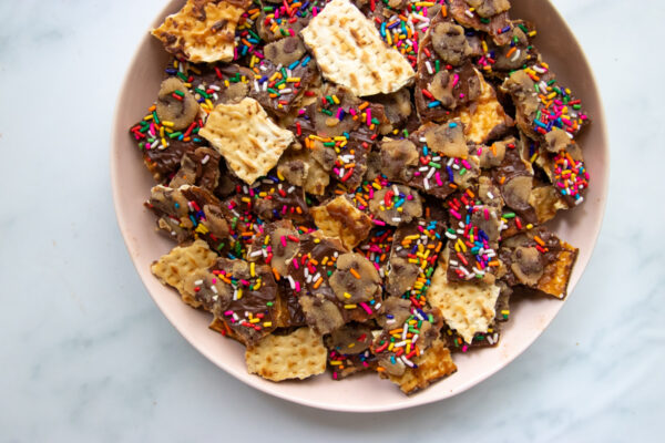 Cookie Dough Chocolate Caramel Matzah Crunch Recipe